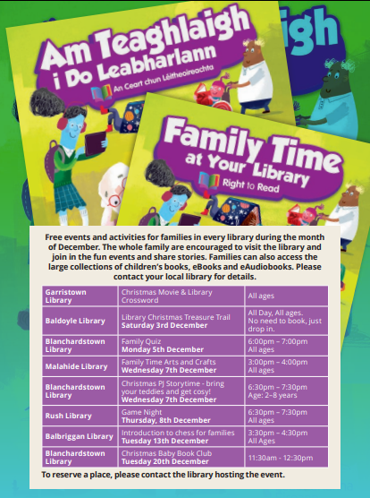family time events | Fingal County Council