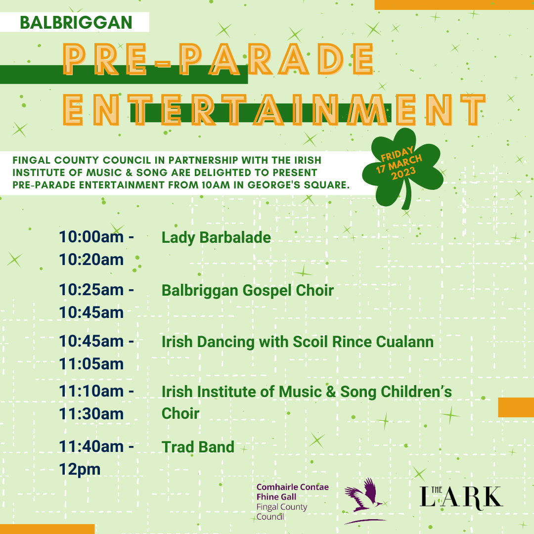 Balbriggan Pre Entertainment Updated | Fingal County Council