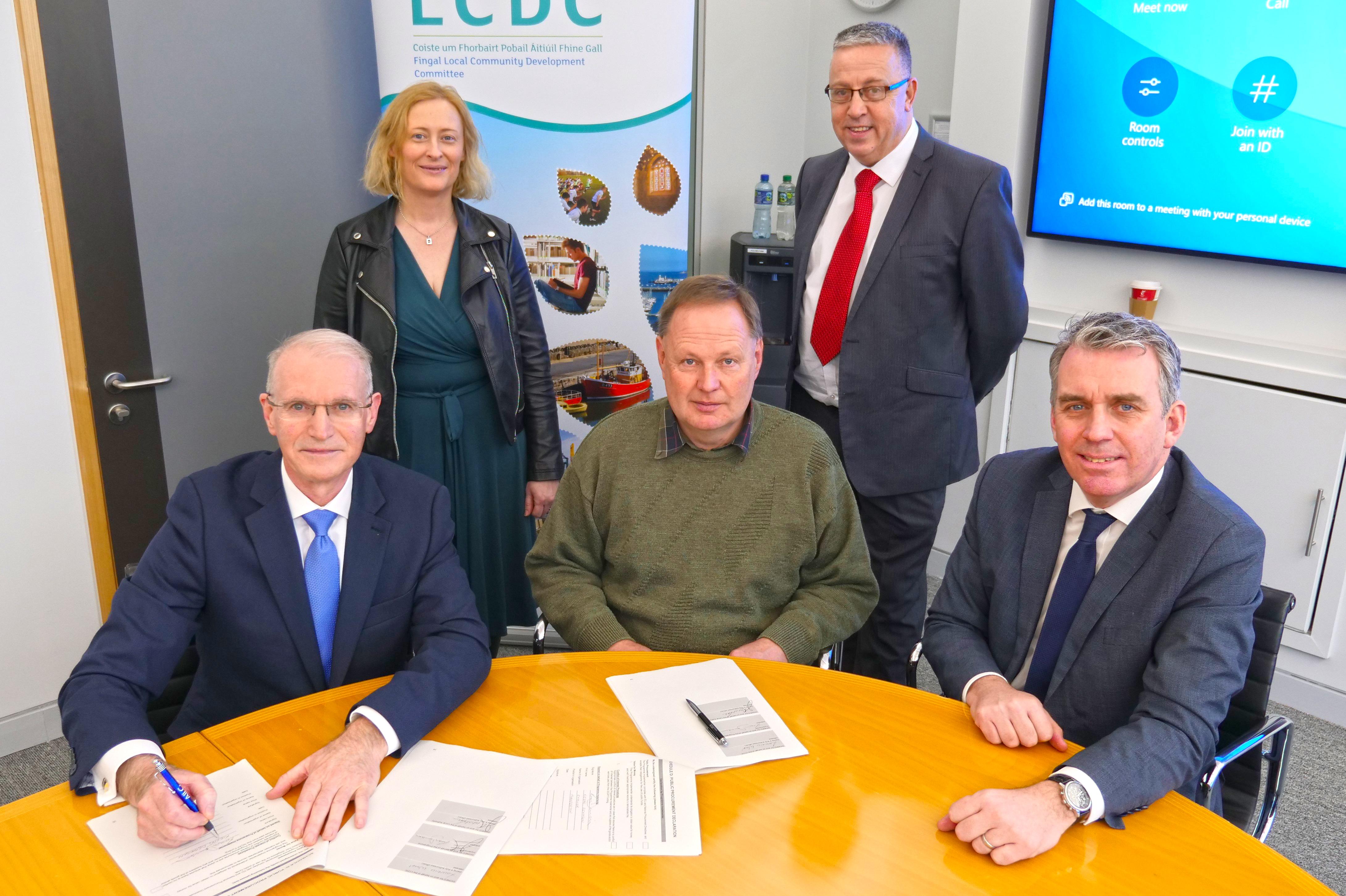 LCDC SICAP contract signing with Empower 2024 | Fingal County Council