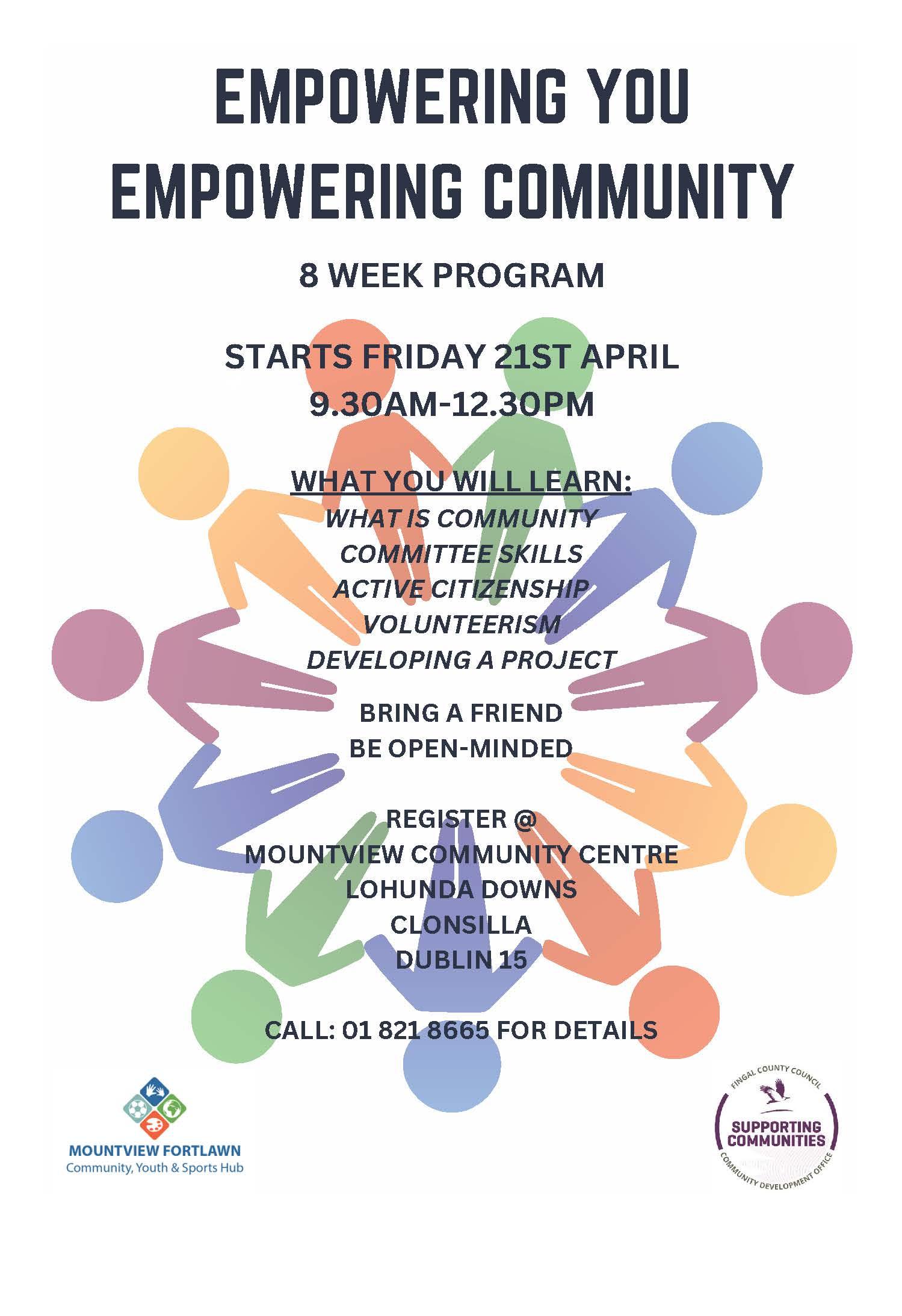 Empowering You - Empowering Community Mountview | Fingal County Council